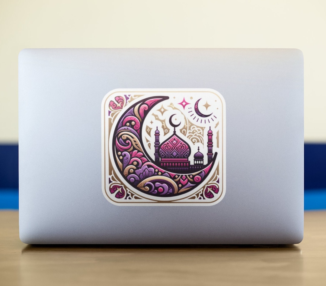 Cute Muslim Sticker, Islamic Sticker, Ramadan Gift Idea, Retro Style ...