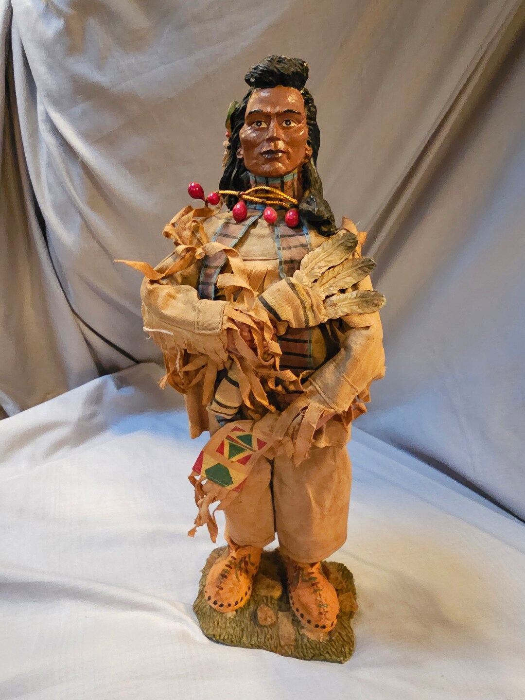 Native American Resin Figure Early 90's - Etsy
