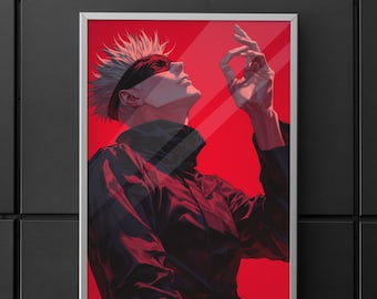 Jujutsu Kaisen Anime Gojo Poster Gojo Wall Gojo Poster High Quality ...