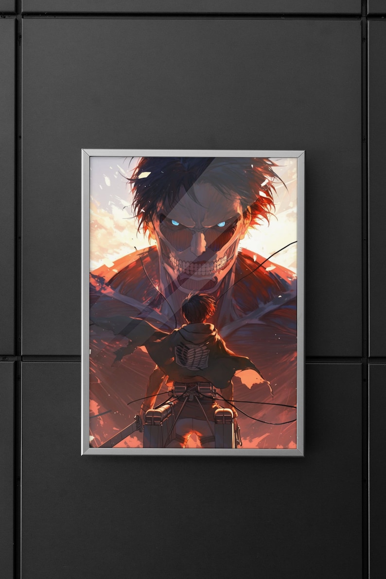 Attack on Titan Inspired L Anime L AOT L Erin Yaeger L Retro L Vintage ...