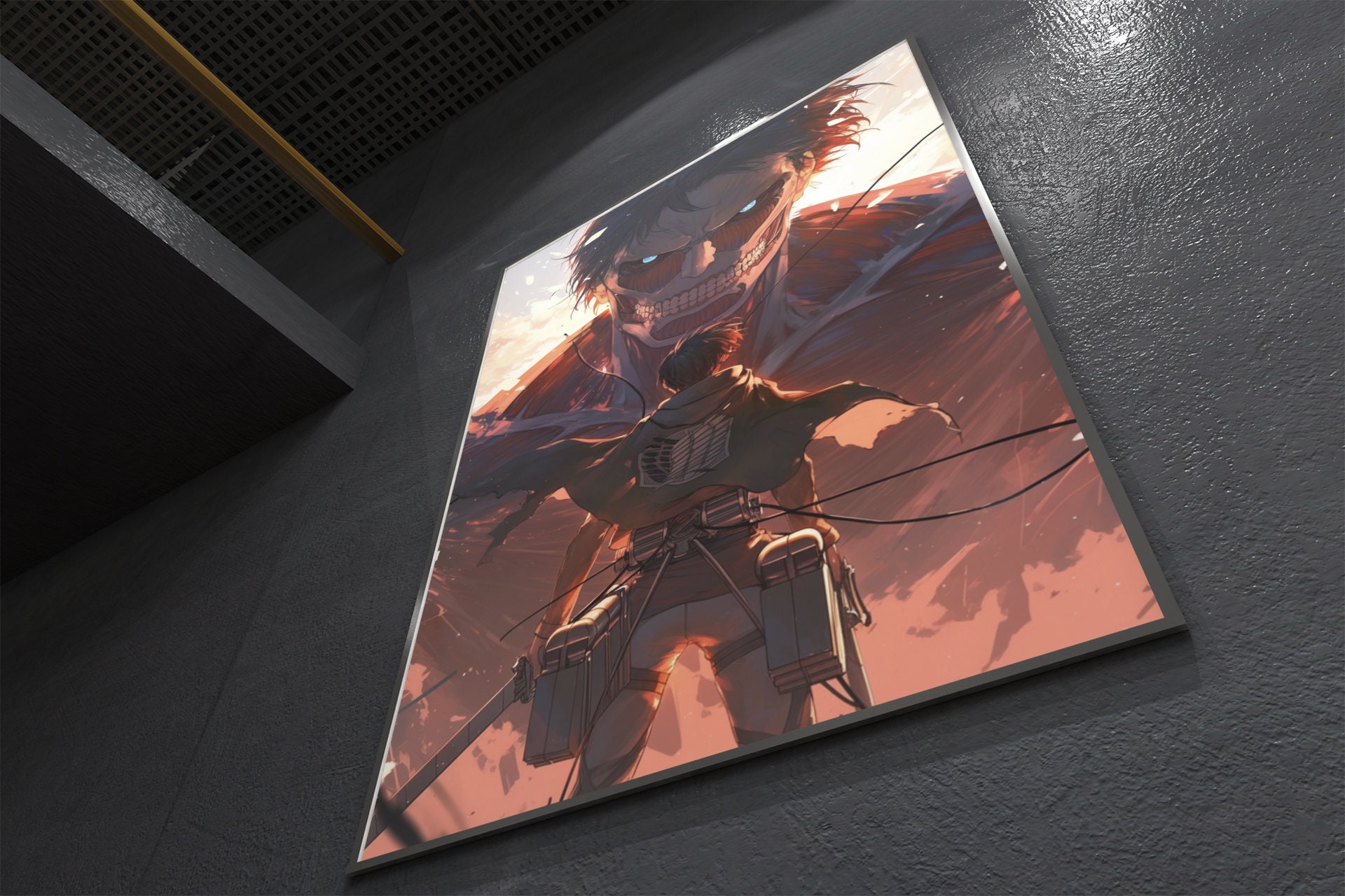 Attack on Titan Inspired L Anime L AOT L Erin Yaeger L Retro L Vintage ...