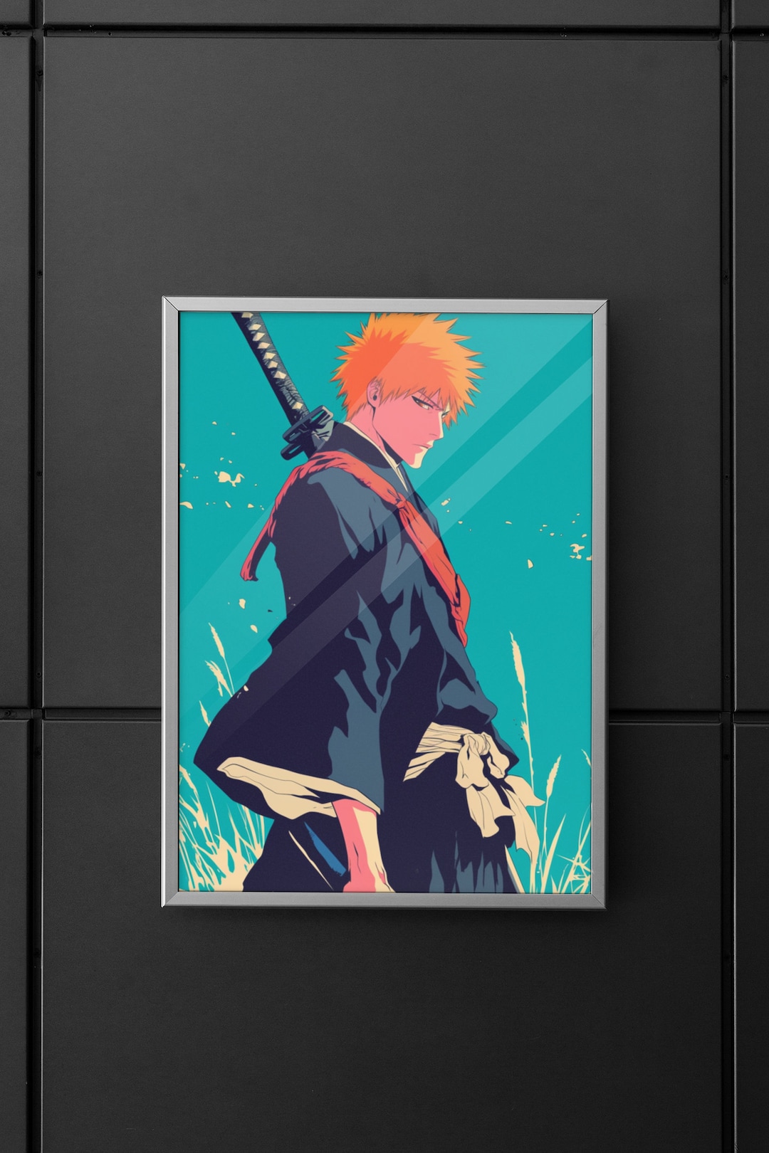 Anime L Bleach Inspired L Retro L Vintage L Wall Art L Poster - Etsy