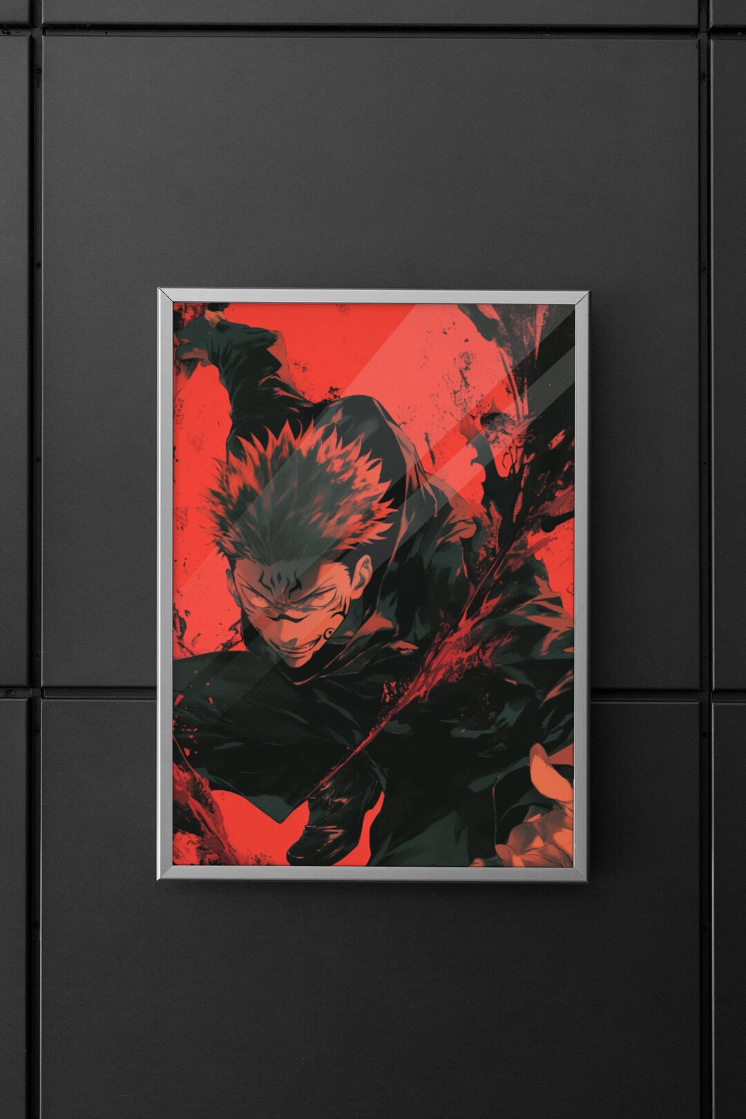 Satoru Gojo Inspired L Jujutsu Kaisen L Anime L Retro L Vintage L Wall ...