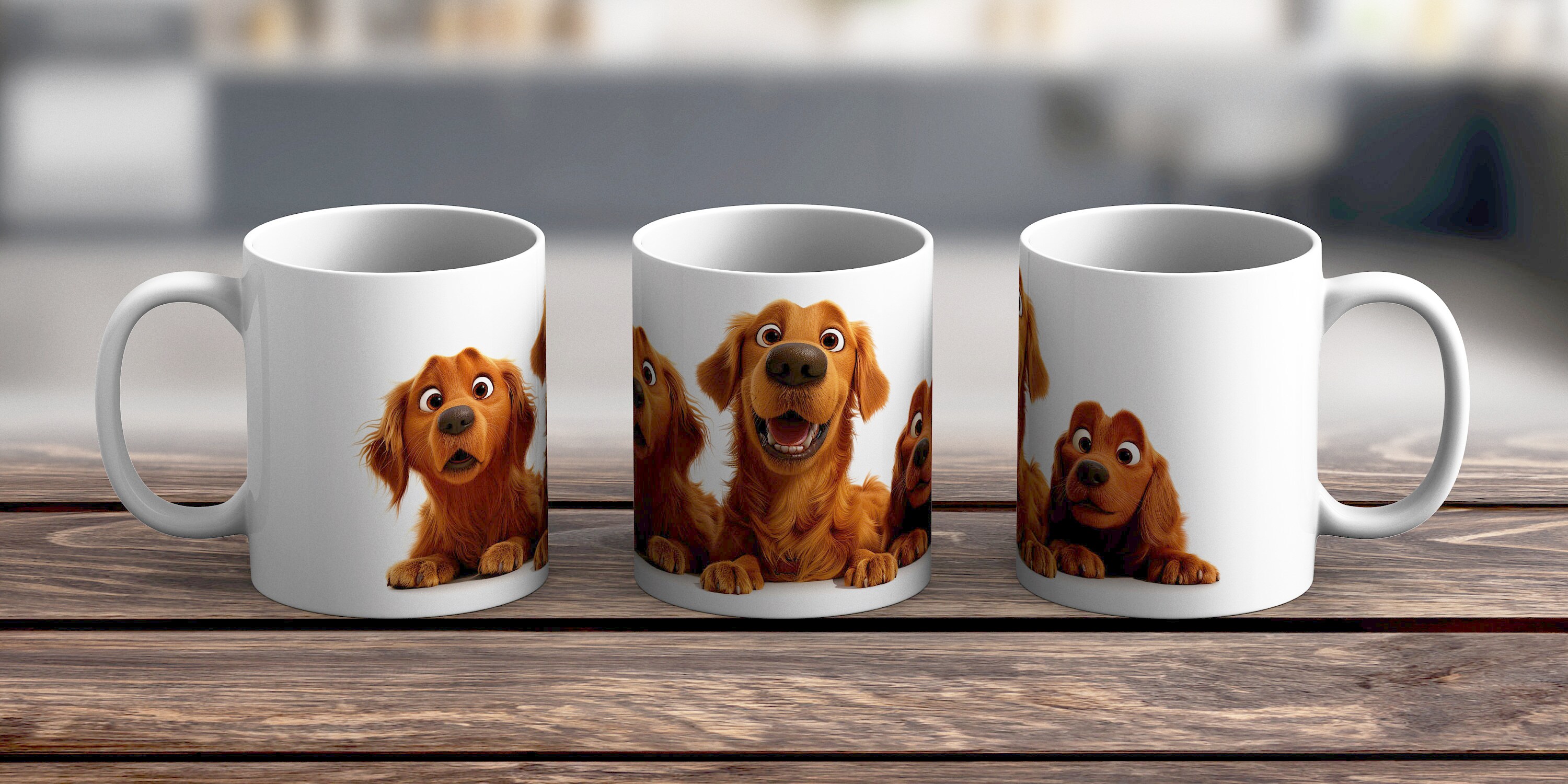 Silly Golden Retriever Coffee Mug - Adorable Dog Coffee Cup Gift - Etsy