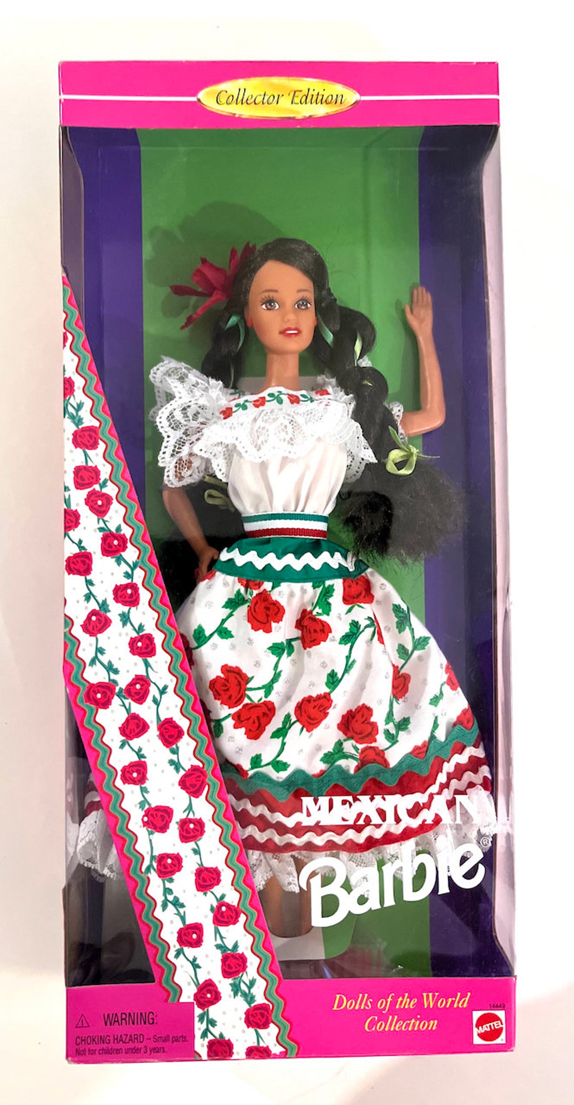 1995 Mexican Barbie Dolls Of The World Collector Edition New In Box