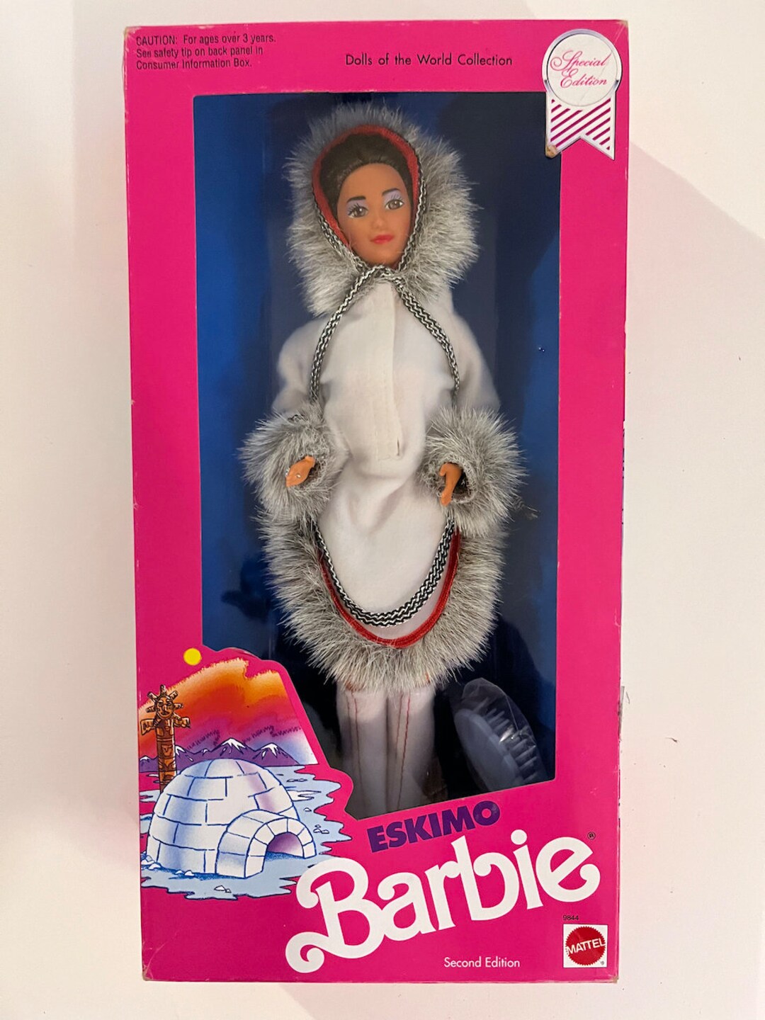 1990 BARBIE Eskimo - Dolls of the World - Second Edition - New in Box ...