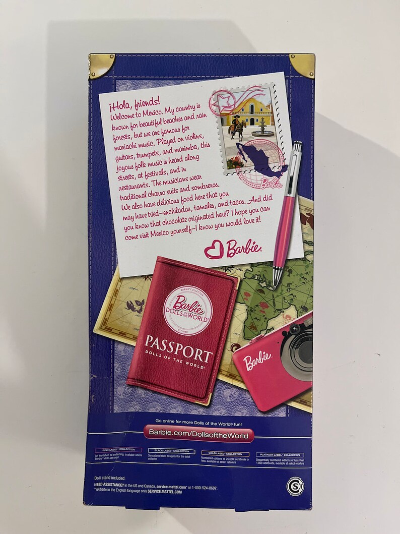 2011 BARBIE Mexico - Dolls of the World - New in Box - Etsy
