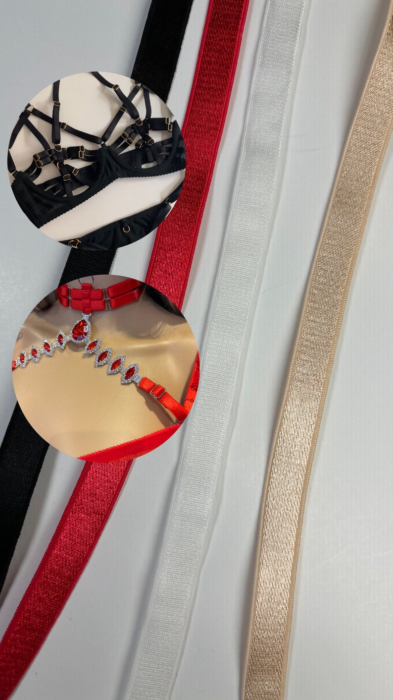 3/810 Mm, Strapping Elastic, Bra Strap, Elastic Quality Strap for ...