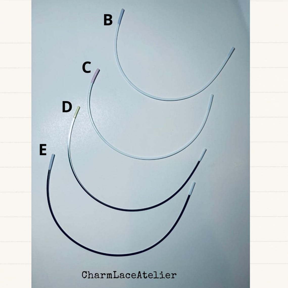 Bra Underwires for Full Coverage Cups-deep Cup Design, Sizes B, C, D, E ...