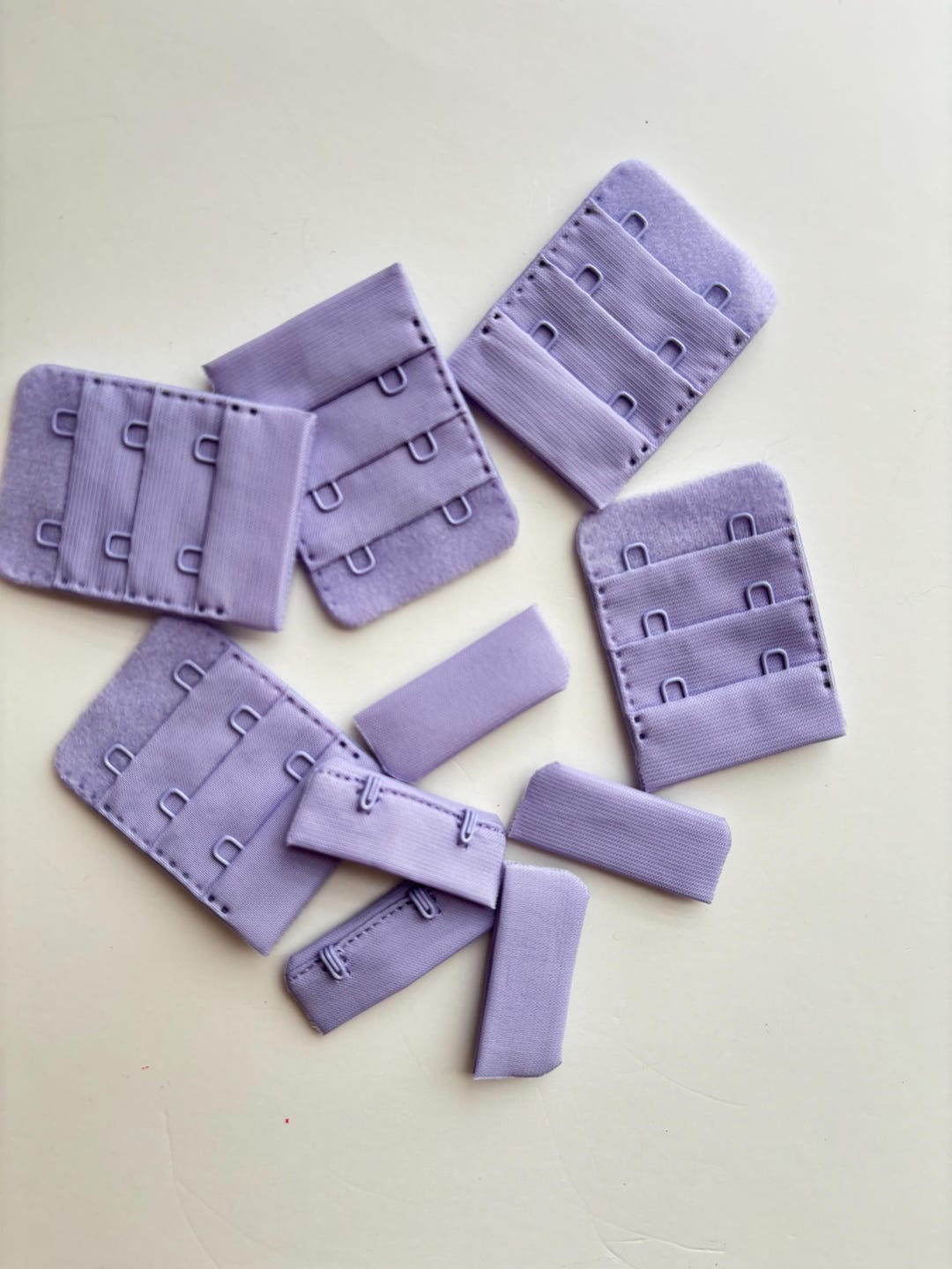 Sweet Lavender Bra Hook and Eye Closure, 3 Rows Lingerie Claps, Bra ...