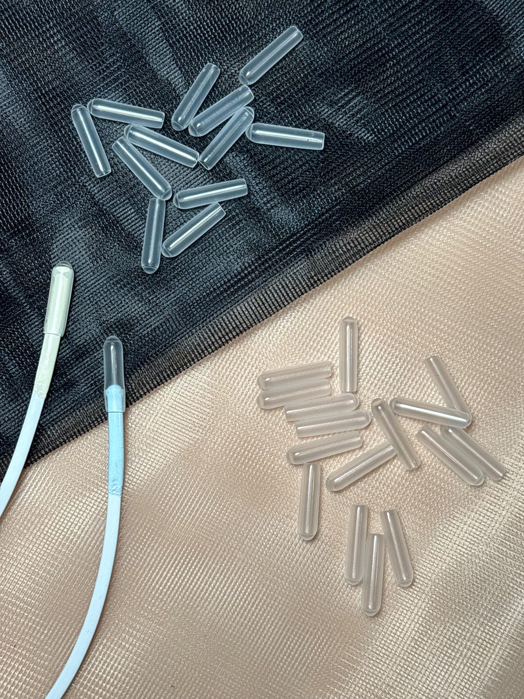 Clear Silicone Bra Underwire Tips, DIY Lingerie Making, Set of 2 - Etsy