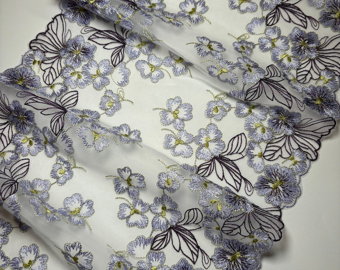Floral Embroidered Tulle Lace for Sewing Lingerie,lace Fabric Trim ...