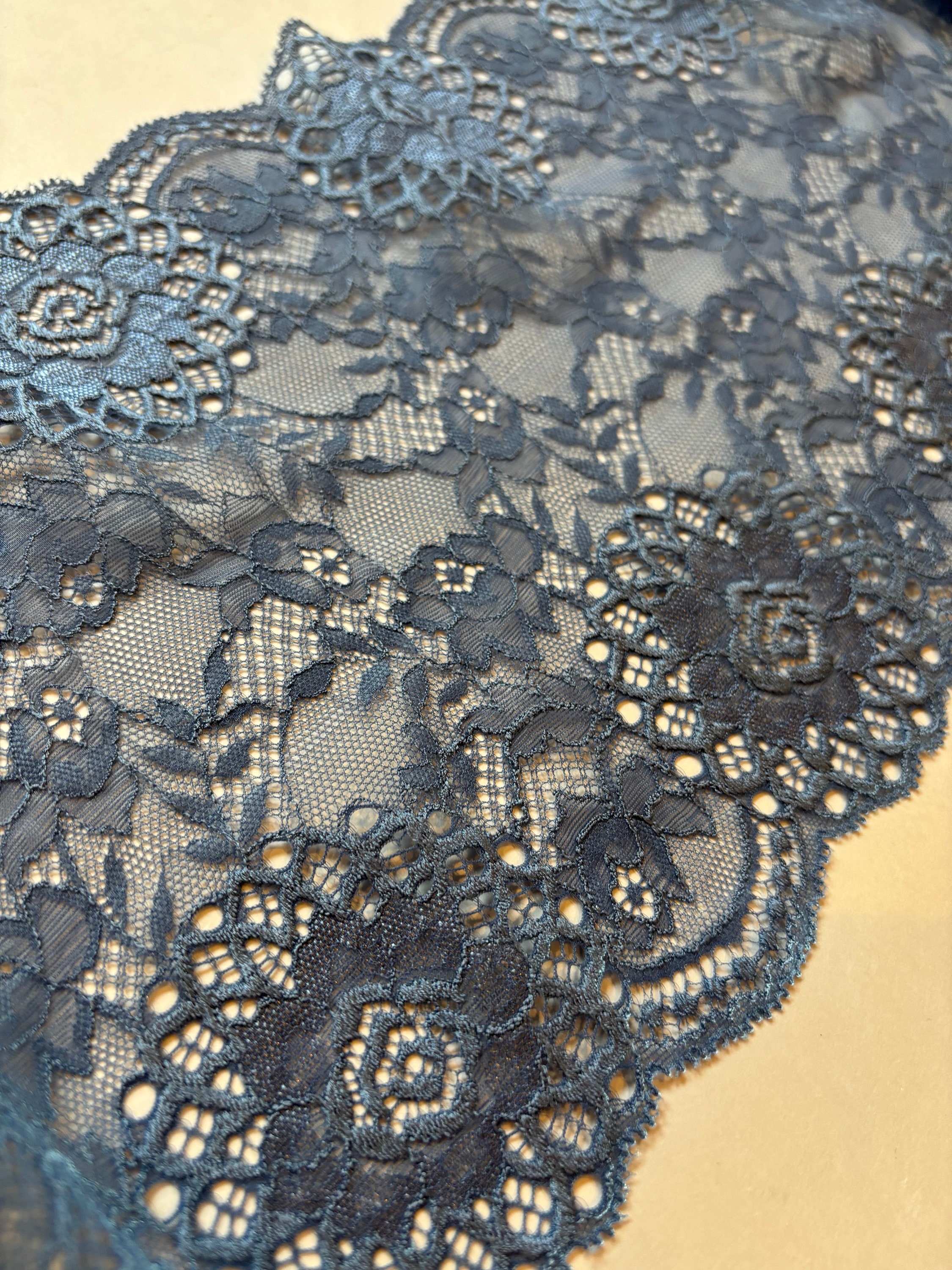 Lace Fabric, Lace Trim by the Yard, Embroidered Tulle Lace Trim ...