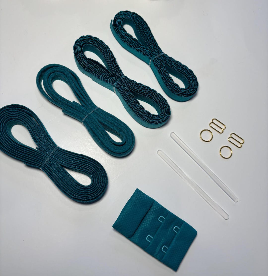 Tial Lingerie Elastic Kit, Basic Bra and Bralette Making Set, DIY ...