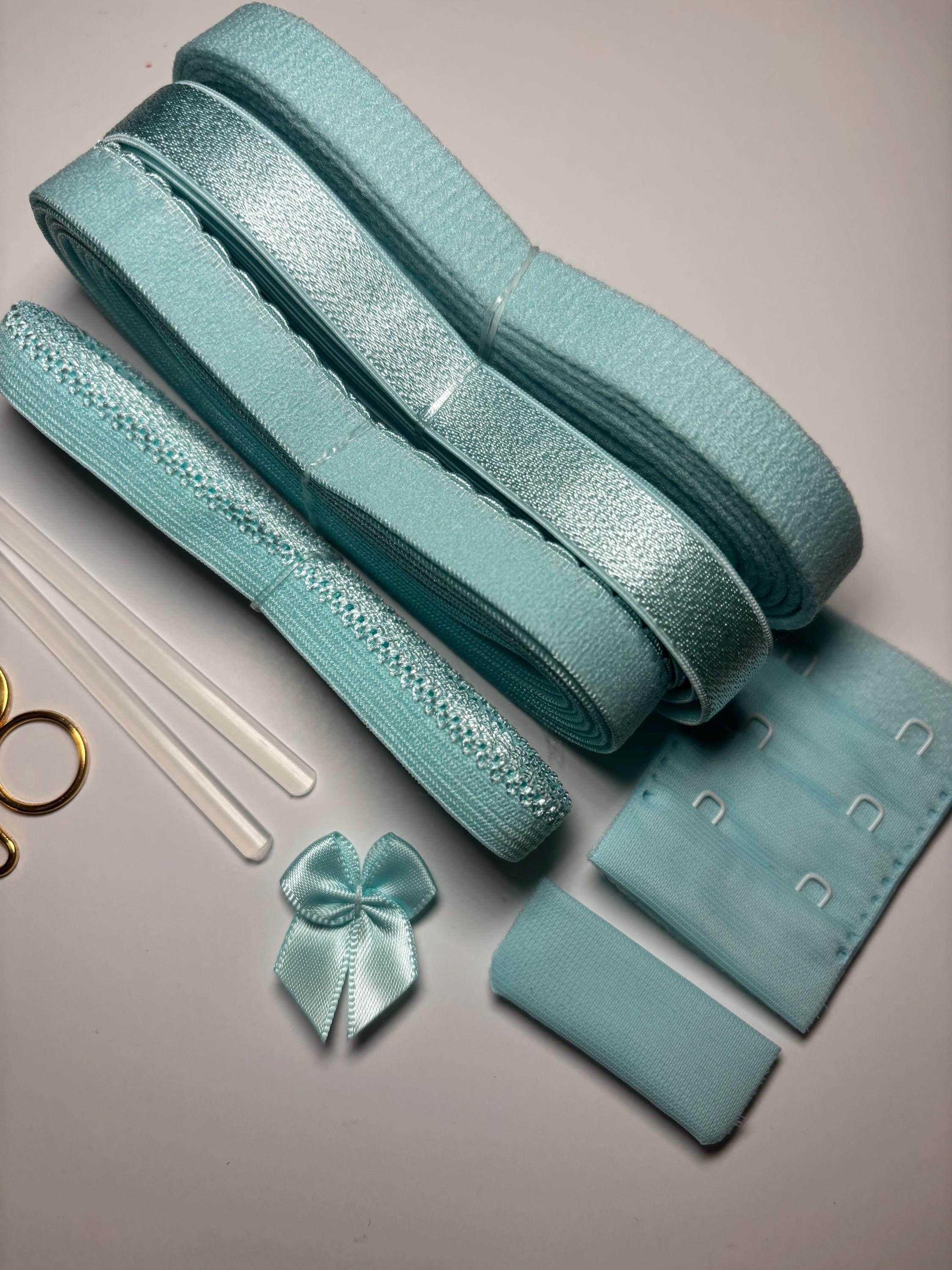 Mint Green Lingerie Elastic Kit, Soft Stretch Elastic Set for Bra ...