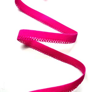 3/8(10 Mm) Soft Cute Picot Elastic-1 Yard, Elastic for Making Underwear ...