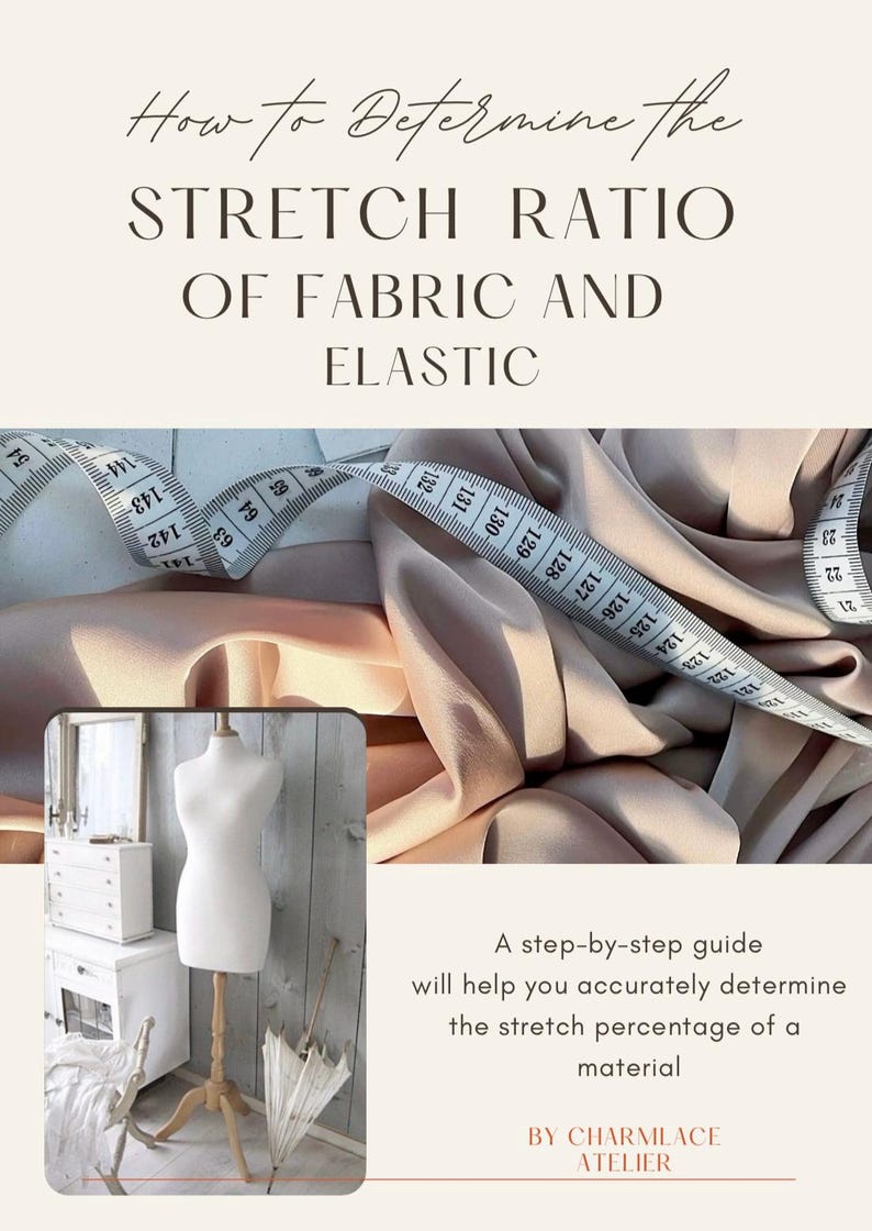 Fabric Stretch Guide PDF, Calculate Elasticity for Perfect Sewing Pattern, Digital Download ...