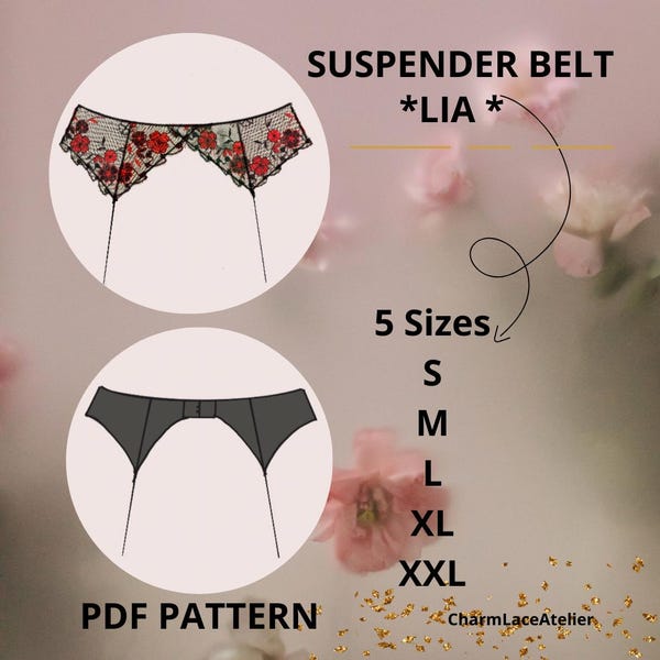 Garter Belt Pattern - Etsy