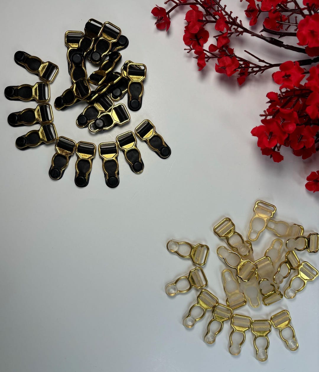 Metal Garter Clips, Suspender Clips-set of 4, 3/8*-10 Mm Garter Clips ...