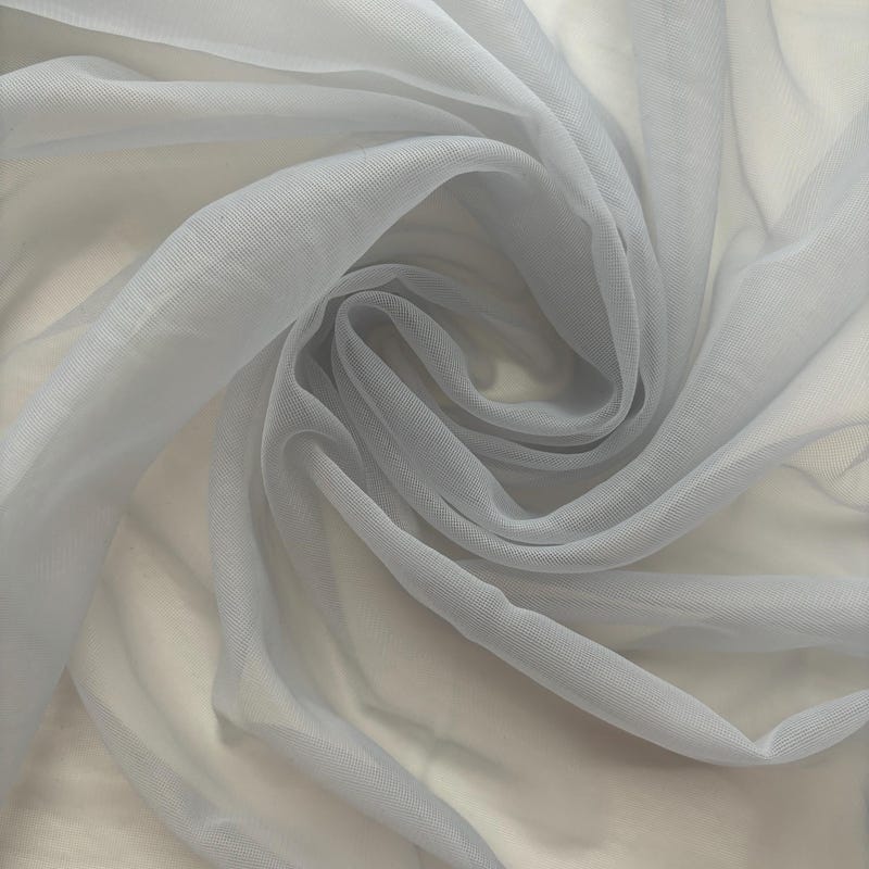 Grey Sheer Fabric - Etsy