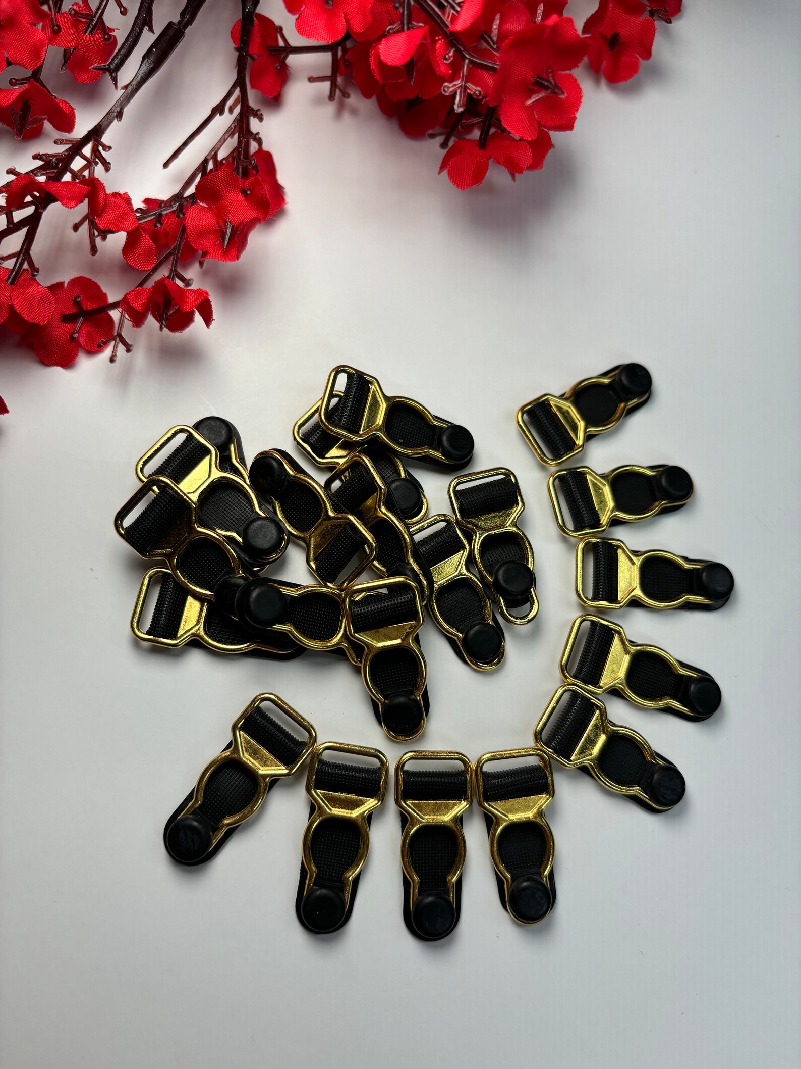 Metal Garter Clips, Suspender Clips-set of 4, 3/8*-10 Mm Garter Clips ...