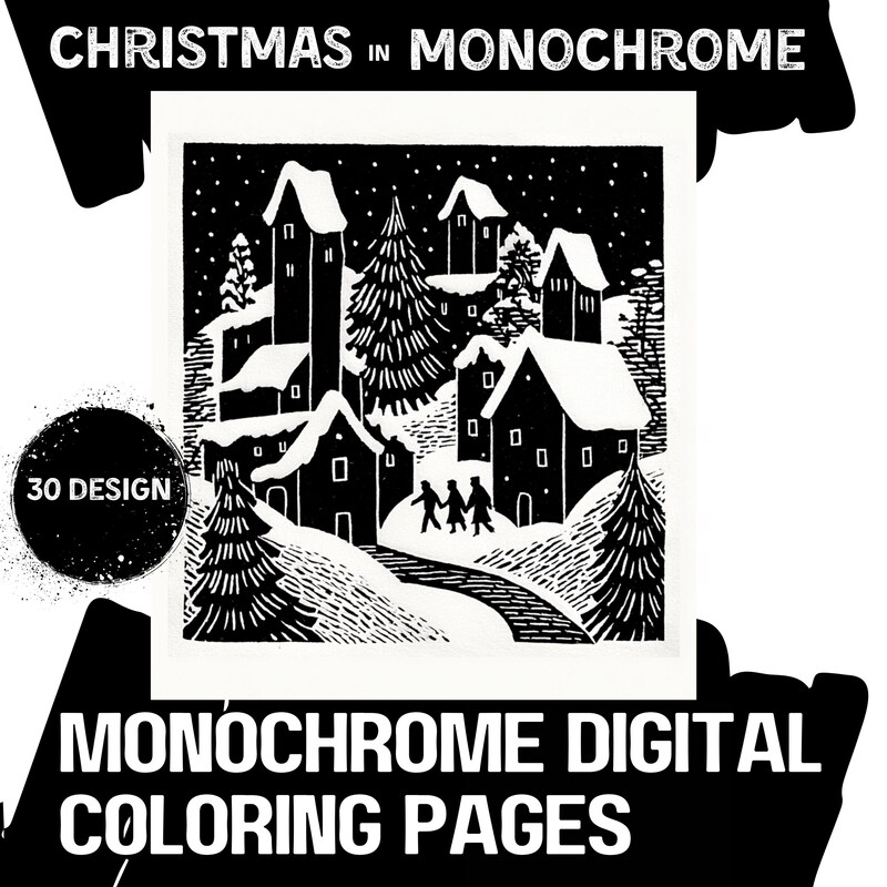 One Color Coloring Book - Etsy