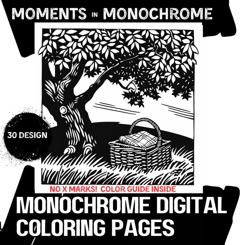 One Color Coloring Book - Etsy