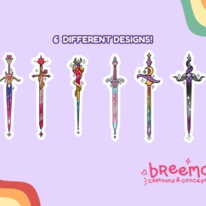 Pride Sword Stickers Gay LGBT Weapon Glossy - Etsy