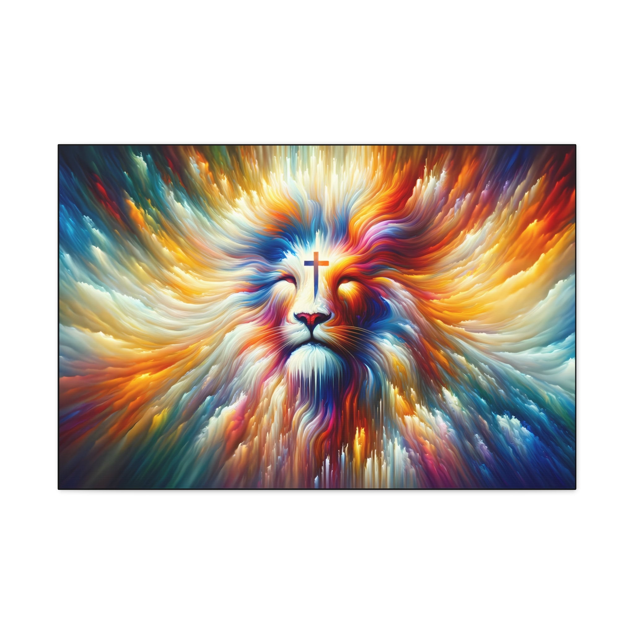 Lion of Judah Canvas Art Christian Wall Art Religious Jesus Canvas Art ...