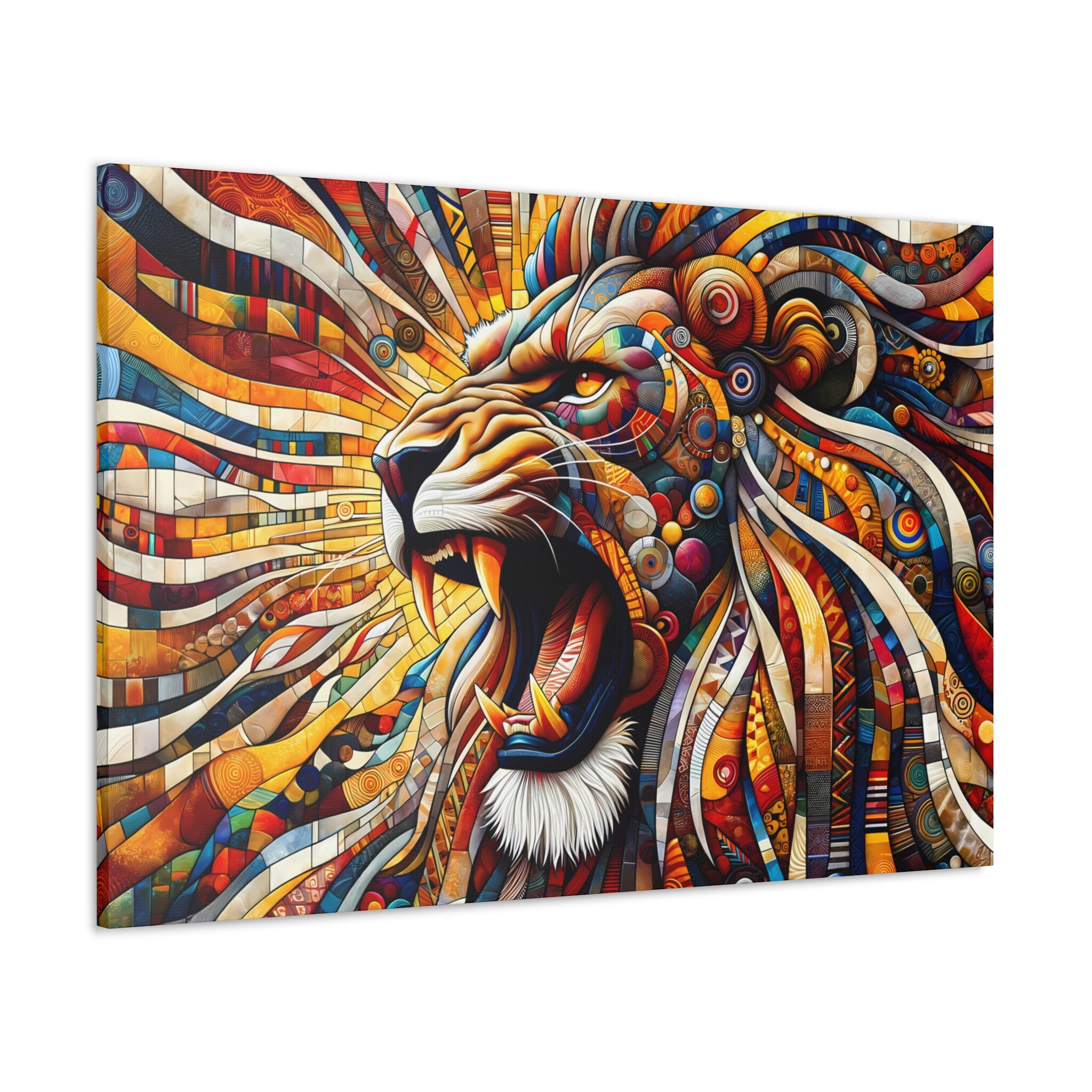 Lion of Judah Canvas Art Christian Wall Art Religious Jesus Canvas Art ...