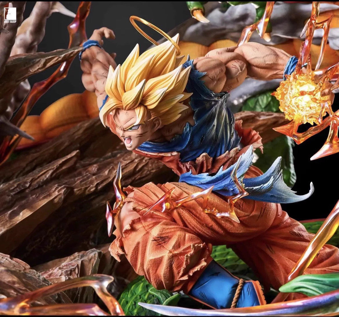 Dragon Ball Animation GK Goku and Vegeta Super Dragon Scene Statue ...