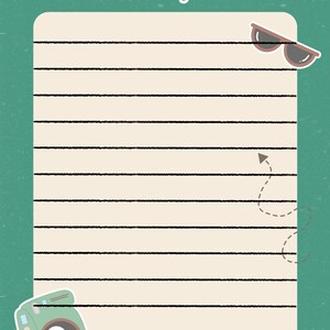 Printable Middle School Student Travel Journal - Etsy