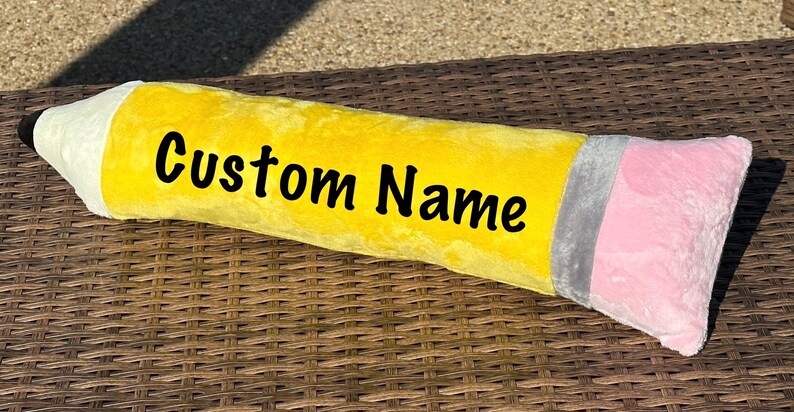 Custom Pencil-shaped Pillow - Etsy
