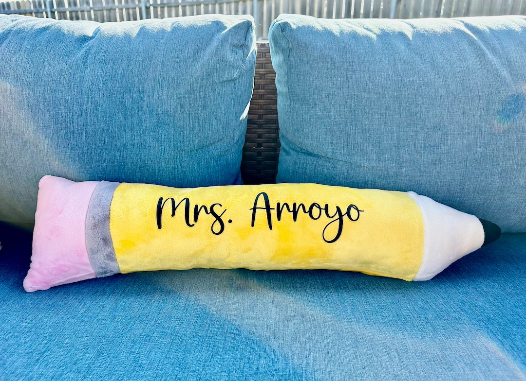 Custom Pencil-shaped Pillow - Etsy