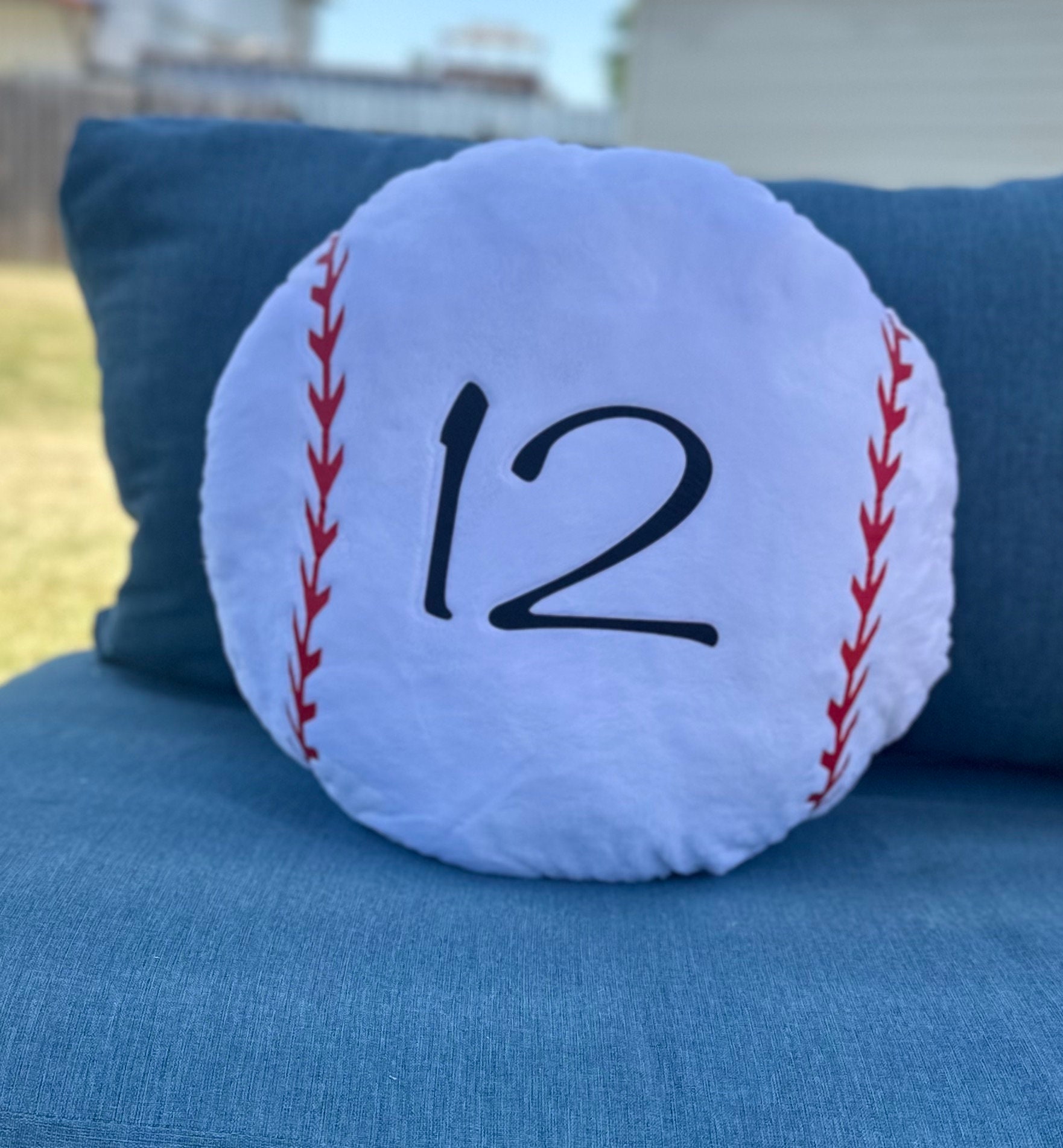 Personalized Baseball Pillow - Perfect Gift for Baseball Lovers! - Etsy