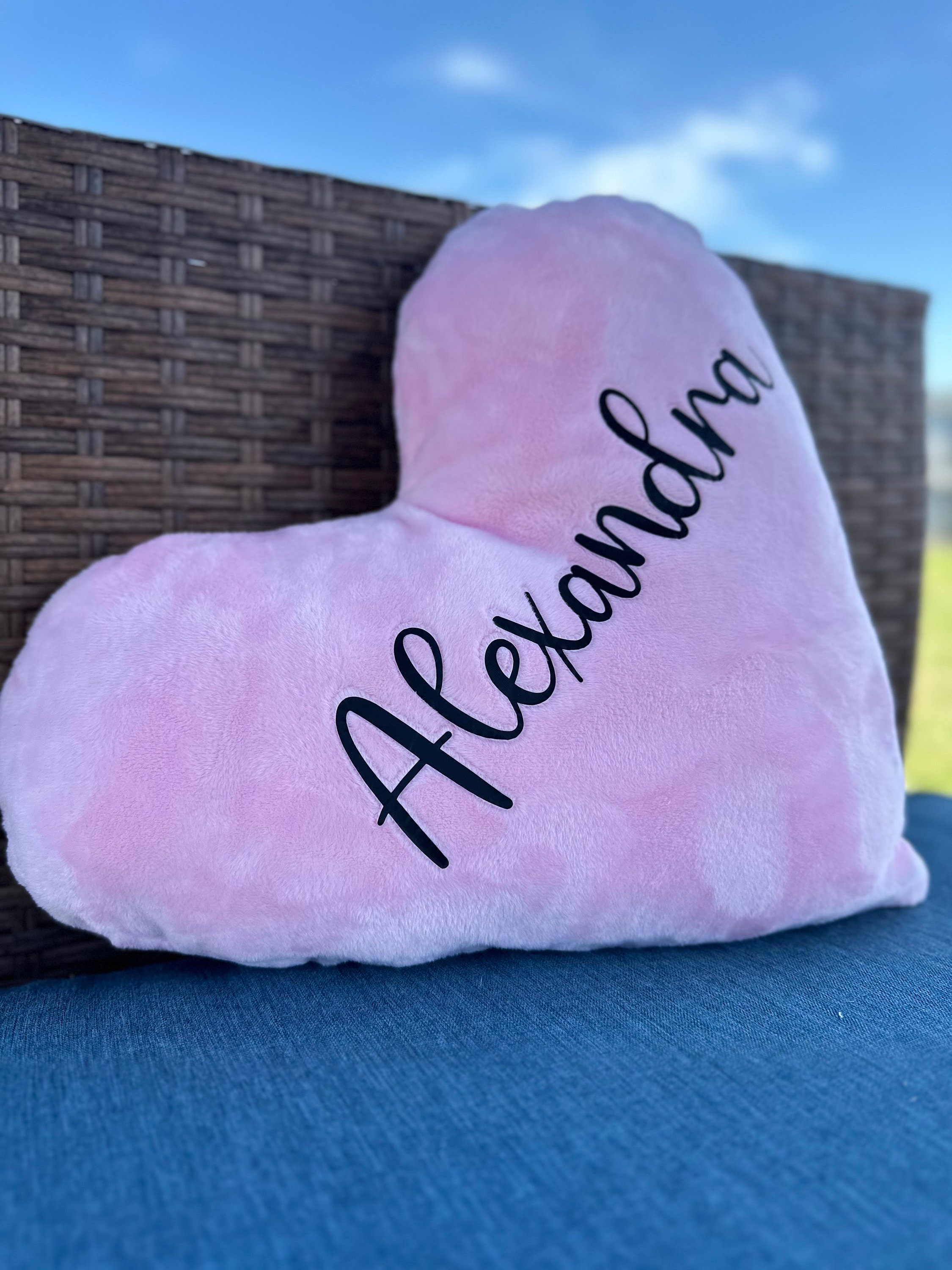 Personalized Heart-shaped Pillow - A Touch of Love and Comfort - Etsy