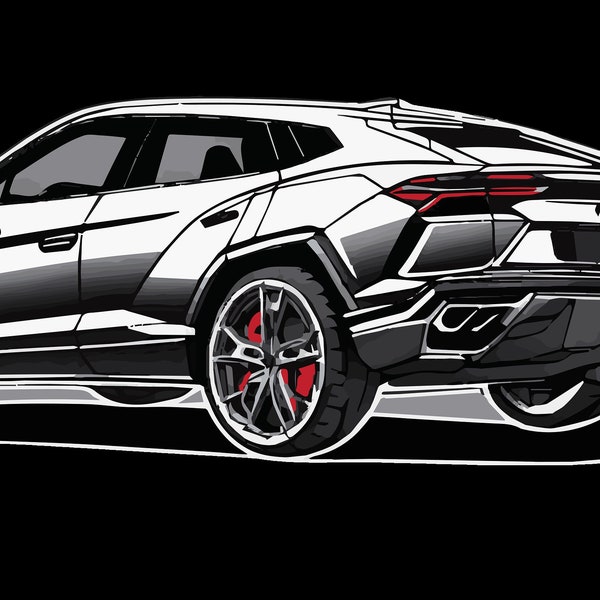 Lamborghini Vector - Etsy