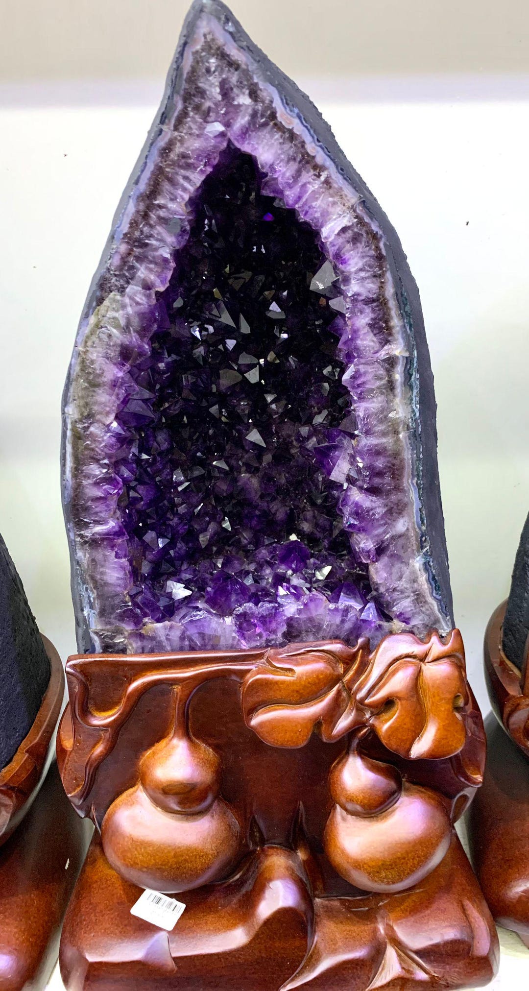 61 LB Natural Uruguay Vug Large Grain Amethyst Geode Deep Purple Quartz ...