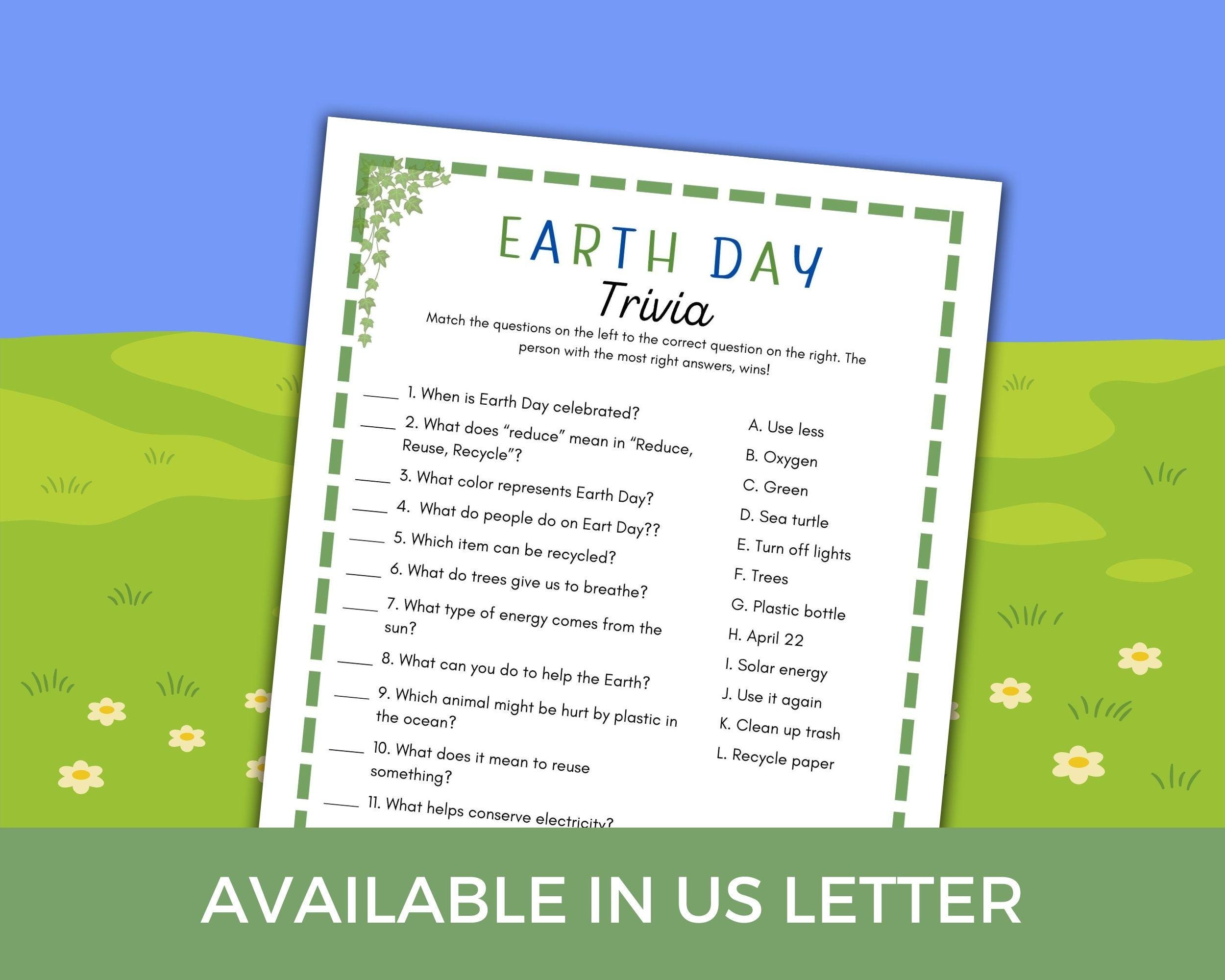 Earth Day Activity Bundle, Games for Kids, Elementary or Homeschool ...