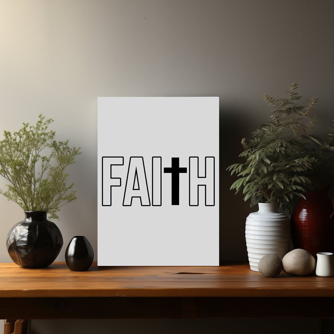 Faith Canvas, Bible Verse, Bible Verse Encouragement, Bible Quote ...