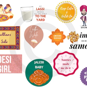 South Asian / Indian Wedding Cut Out Props (17 Pieces) - Etsy