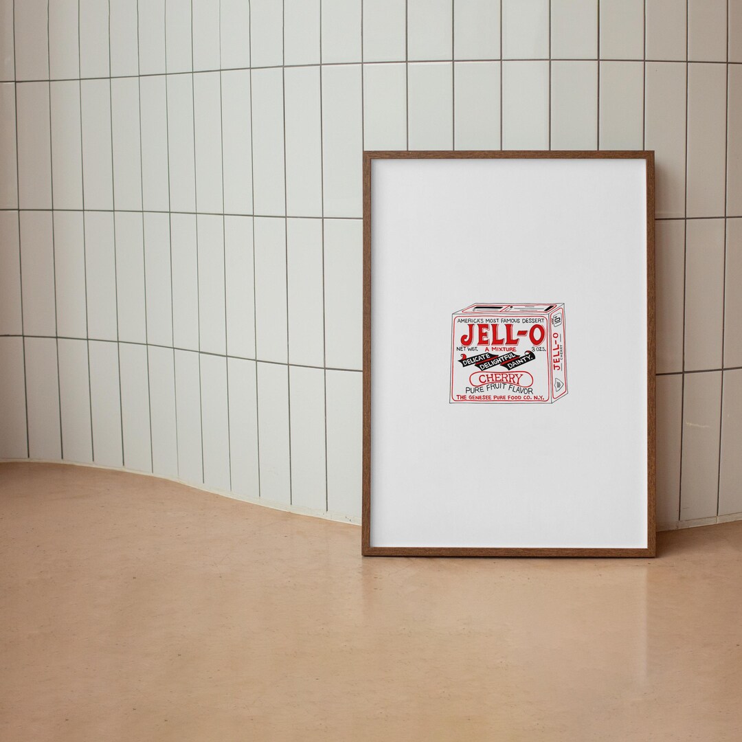 Jello Illustration Digital Download Print - Etsy