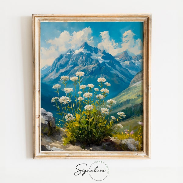 Alpine Painting - Etsy