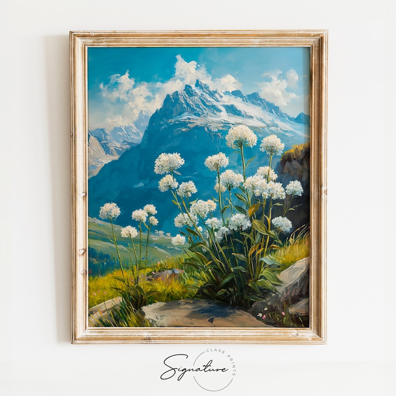 Edelweiss Wall Art - Etsy