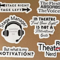 Stage Manager Sticker, Backstage Humor Sticker, Technical Theatre ...