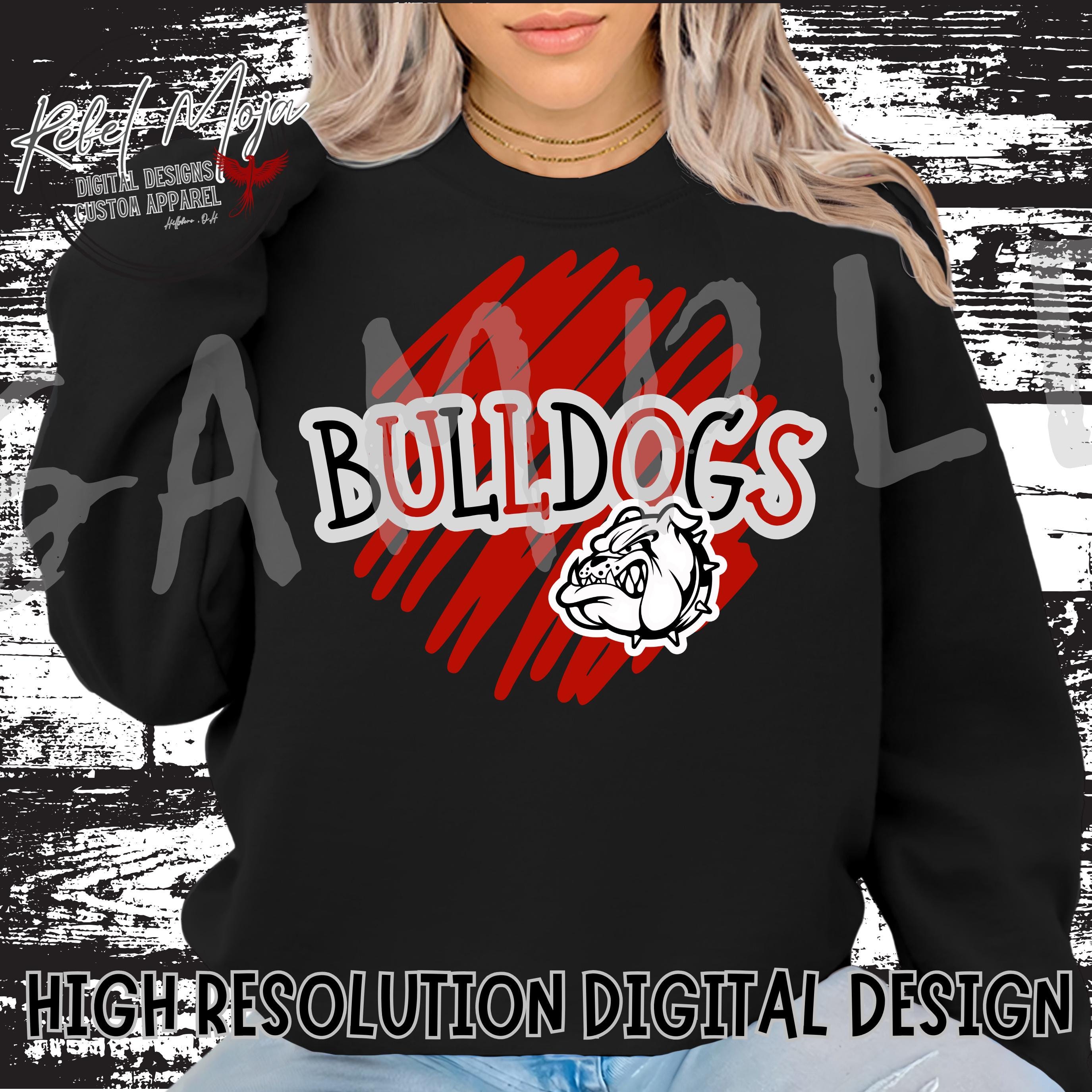 Bulldogs Mascot Bundle Digital Download Png Red Bulldogs Package Preppy ...