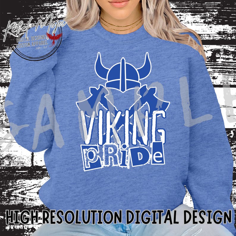 Vikings Mascot Digital Download Png Bundle, 10 Design Bundle Pack for ...