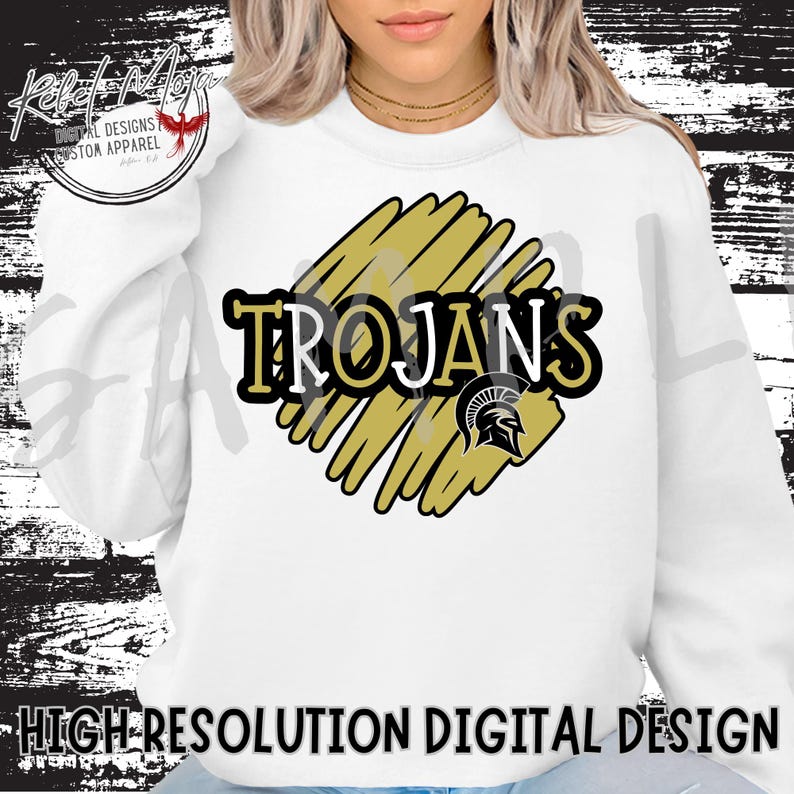 Trojans Mascot PNG Bundle: Black, Gold & Vegas Gold Digital Designs - Etsy