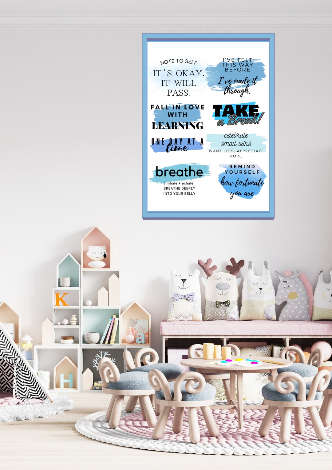 Mental Health Poster, Self Care Poster, Therapy Office Decor, School ...