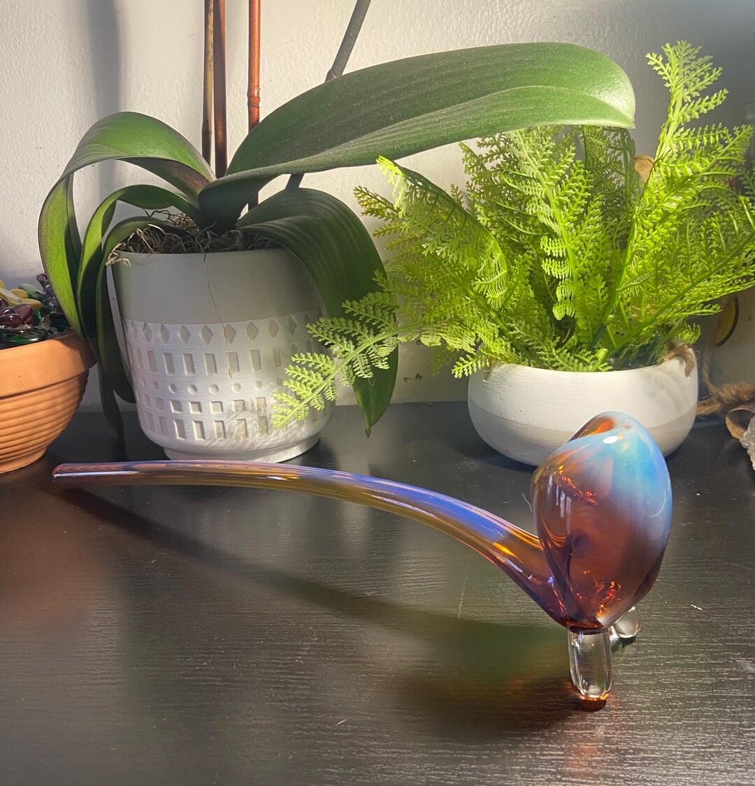 Amber Gandalf Tobacco Glass Pipe - Etsy